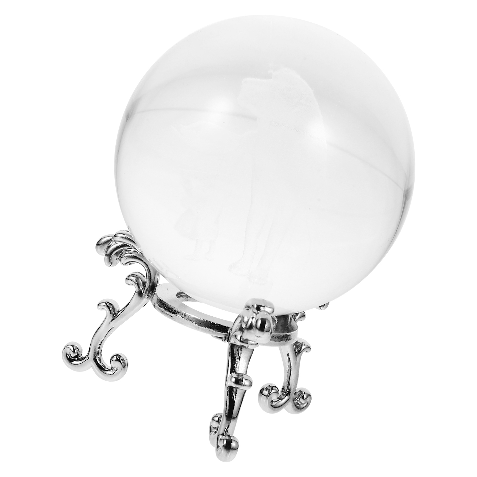 Clear Crystal Ball Tabletop Decoration Diamond Sphere Ocean Room Office ...