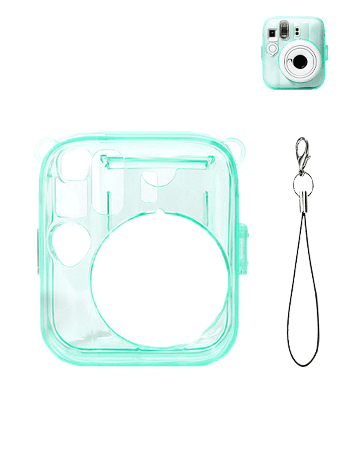 Clear Crystal Case for Instax Mini 13, Hard PC Protective Cover ...