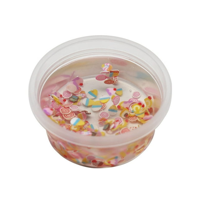 Clear Crystal Slime kit, Super Soft and Glossy Jelly Crunchy Slime, DIY ...