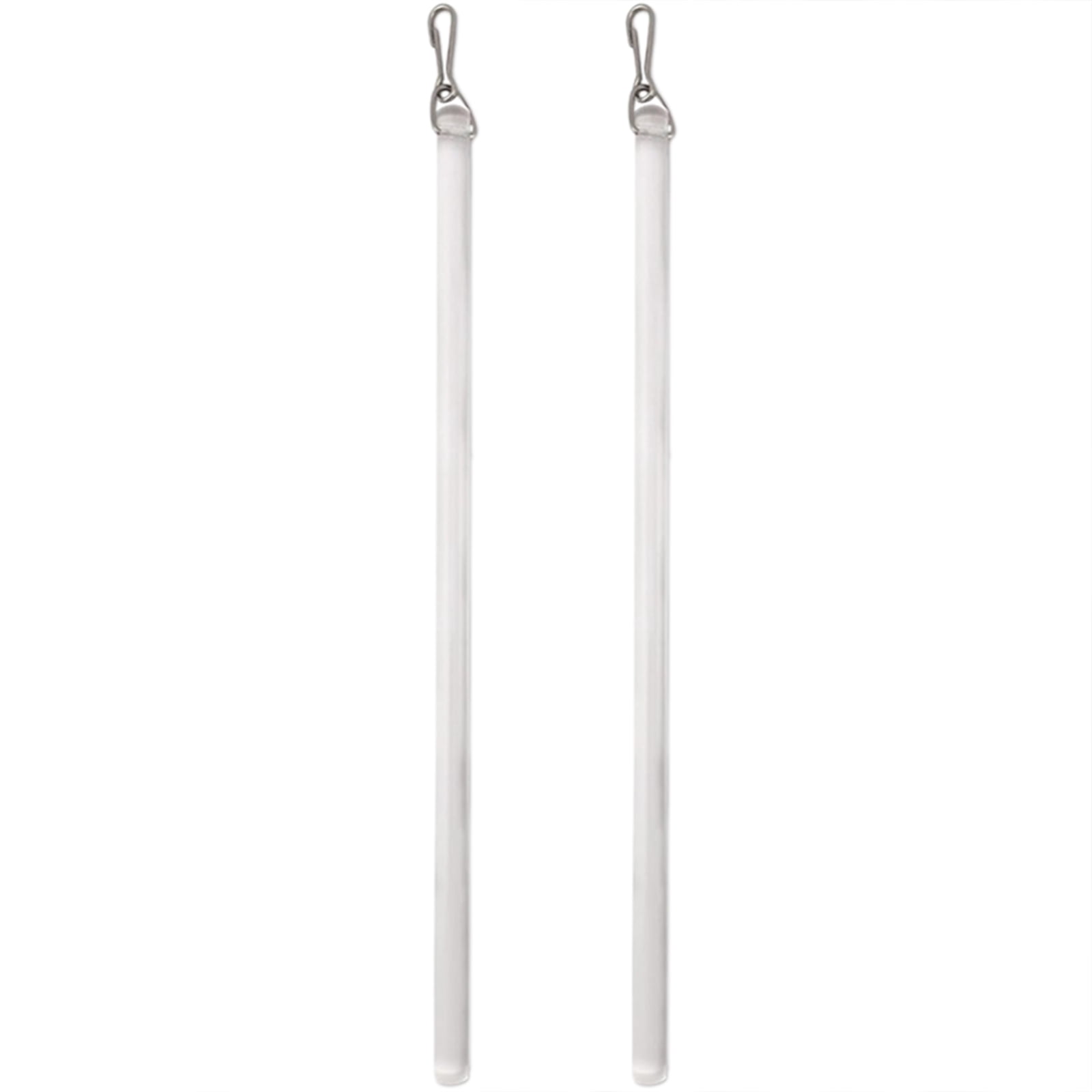 Clear Curtain Pull Rod 17Inch with Hook Universally 2Pieces Drapery ...