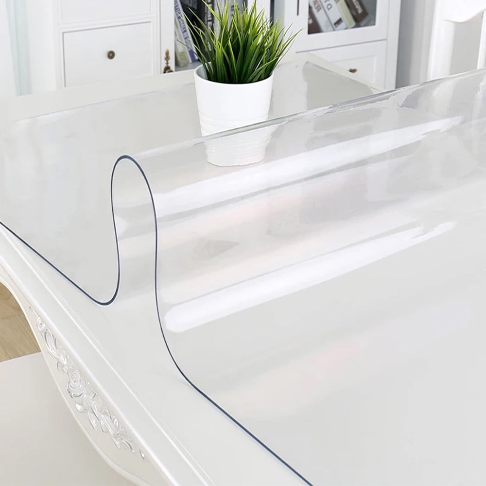 Clear Desk Protector Pad, Upgraded Version 15 x 15 Inch Transparent Non ...