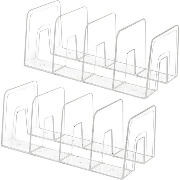 Clear Desktop Book Organizer, Creative Book Stand, Divider Bookshelf ...