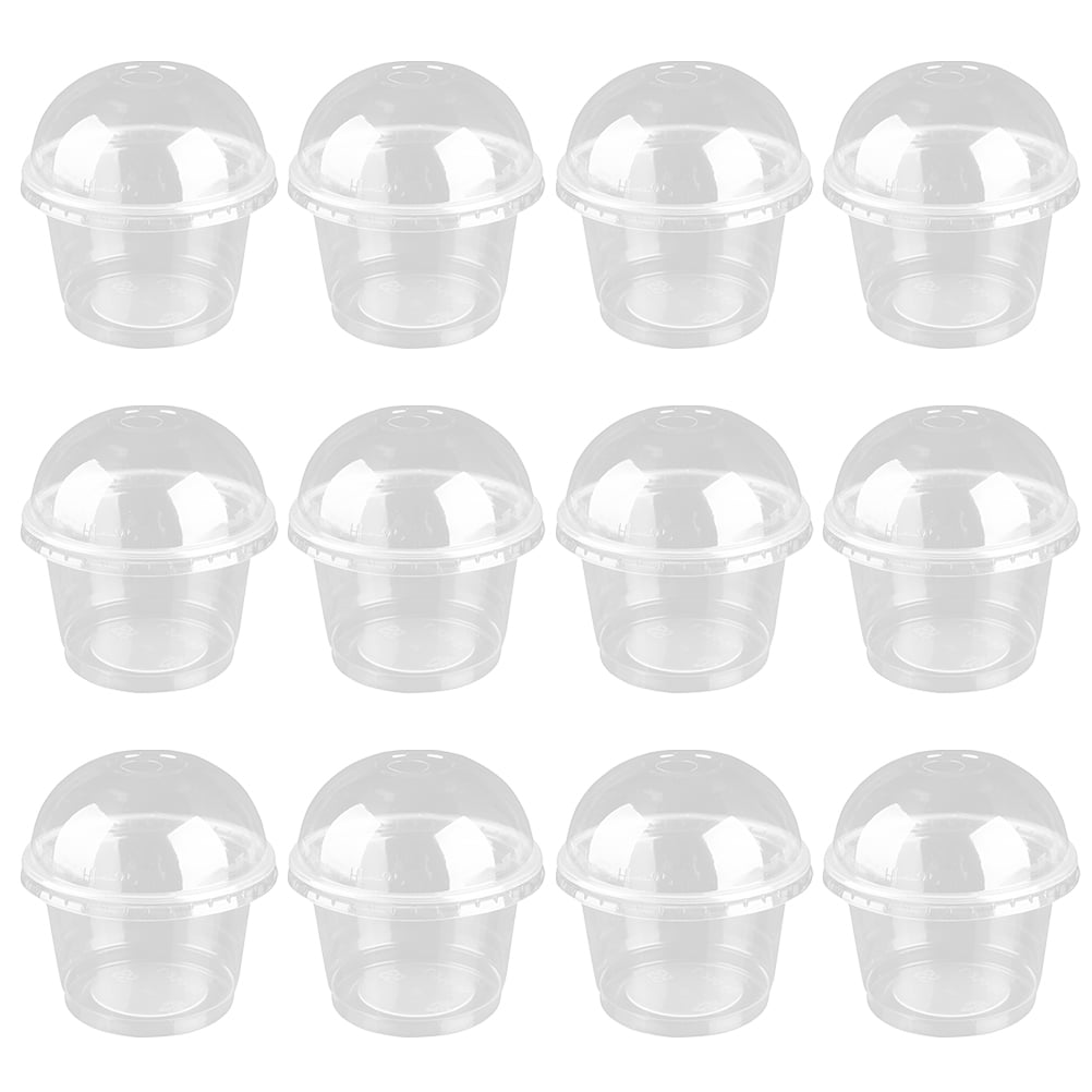 Clear Dessert Containers Plastic for Desserts Disposable Cup Pudding ...