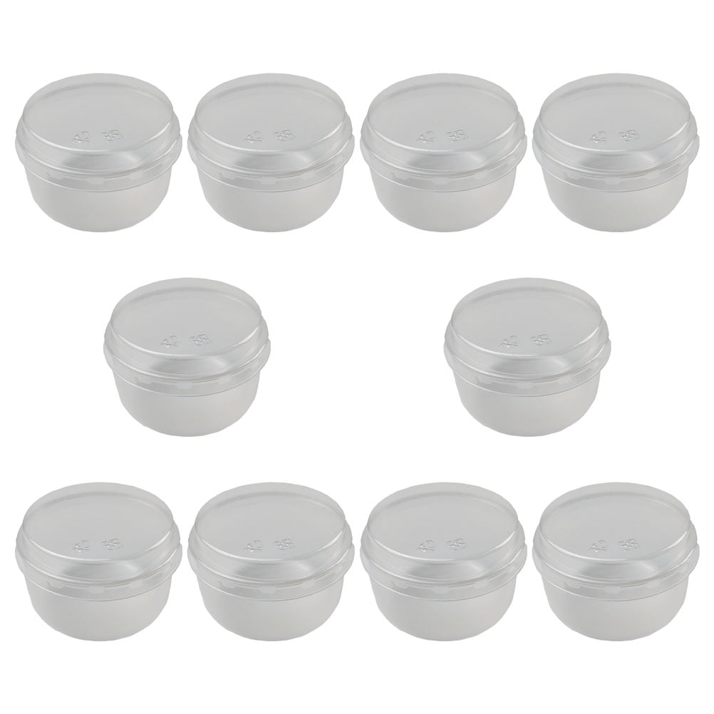 Clear Dessert Cups Chubby Transparent Food Storage Plastic Pudding ...