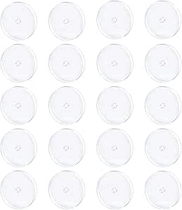 Clear Disc Pad Stabilizer Plastic Earring Back Plug, Pressure Silicone ...