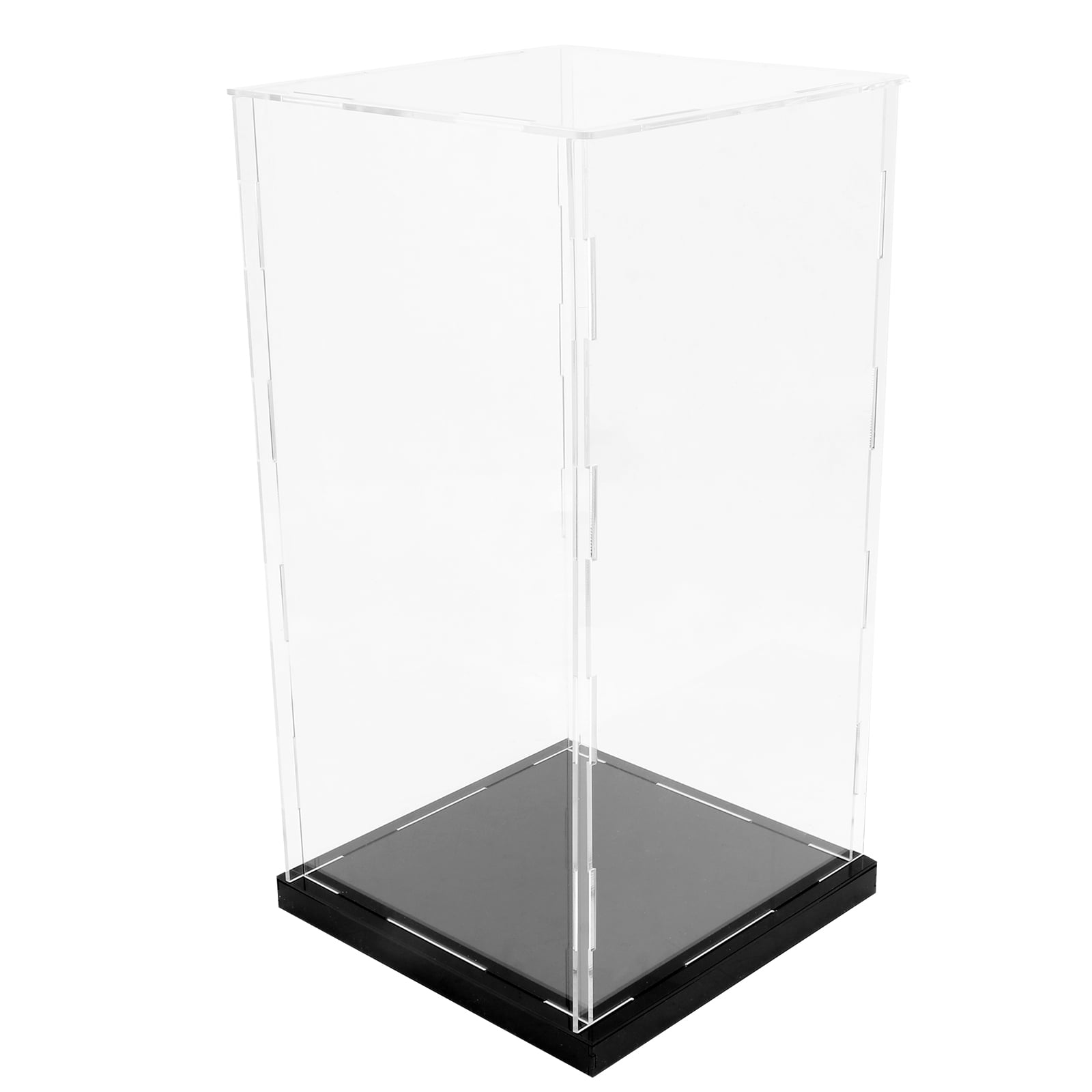 Clear Display Case Assemble Box Protection Showcase Glass Case for ...