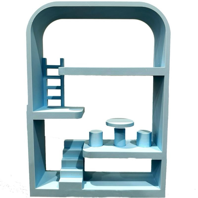 Clear Display Case for Figures, Collectibles Display Box with Shelves ...