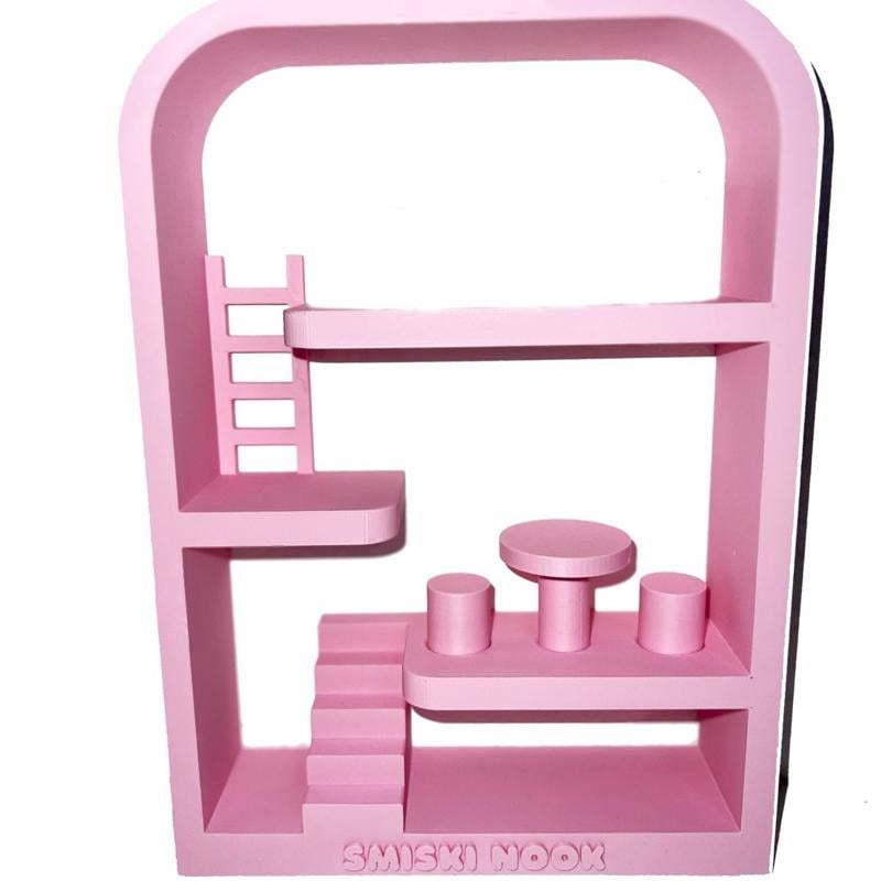 Clear Display Case for Figures, Collectibles Display Box with Shelves ...