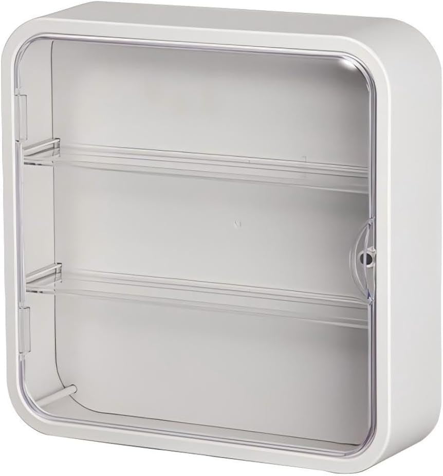 Clear Display Case for Figures, Wall Mounted Acrylic Storage Box, Dust ...