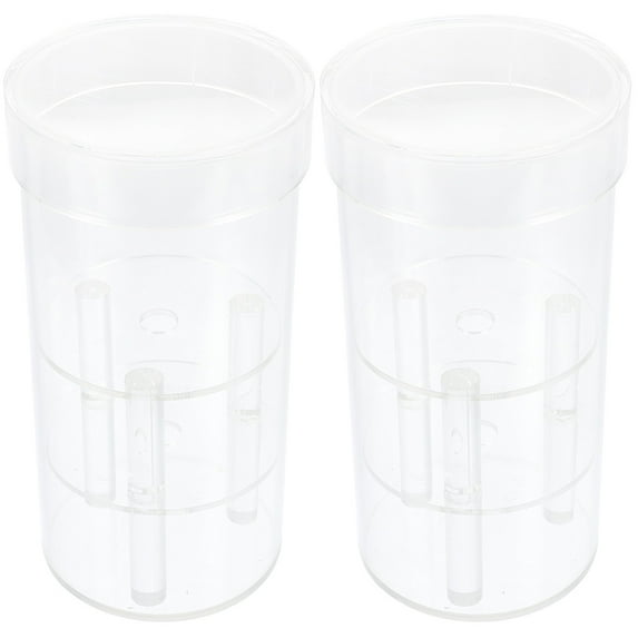 Clear Display Case Flower Box Acrylic Plant Pots Glass Rose Storage Jar ...