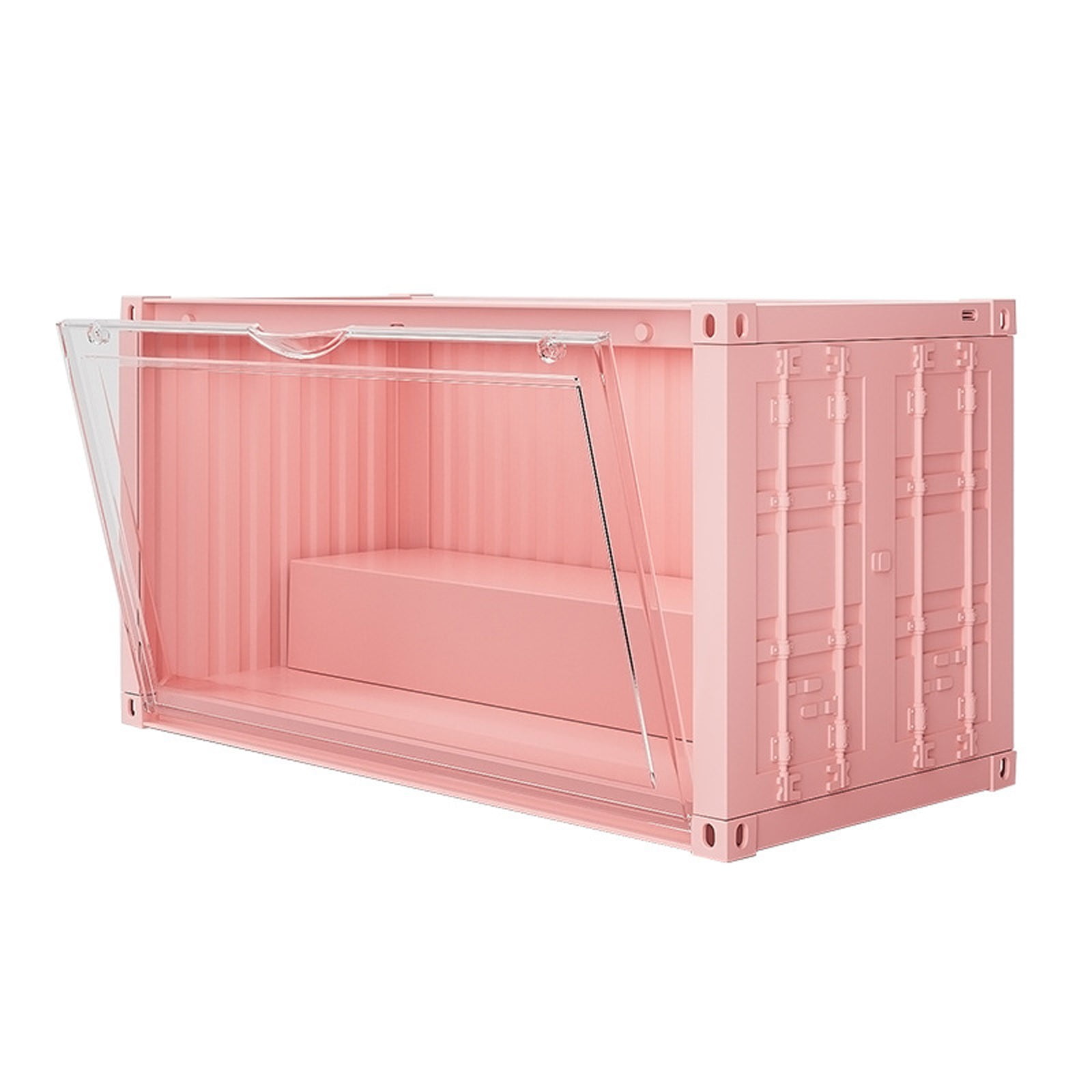 Clear Display Case for Figures, Acrylic Storage Organizers Box with ...