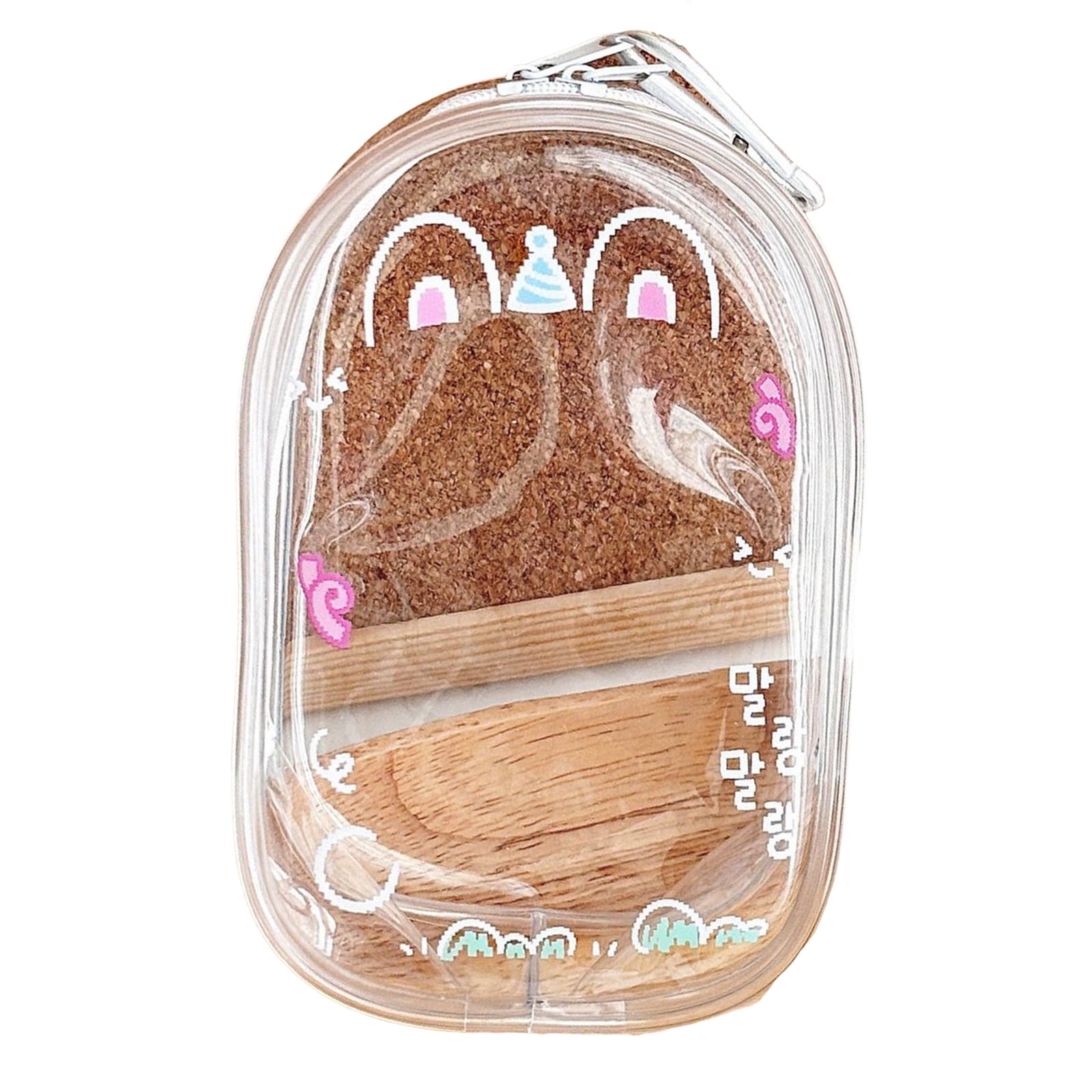 Clear Display Keyring Storage Case For Collectible Dolls Portable Baby ...