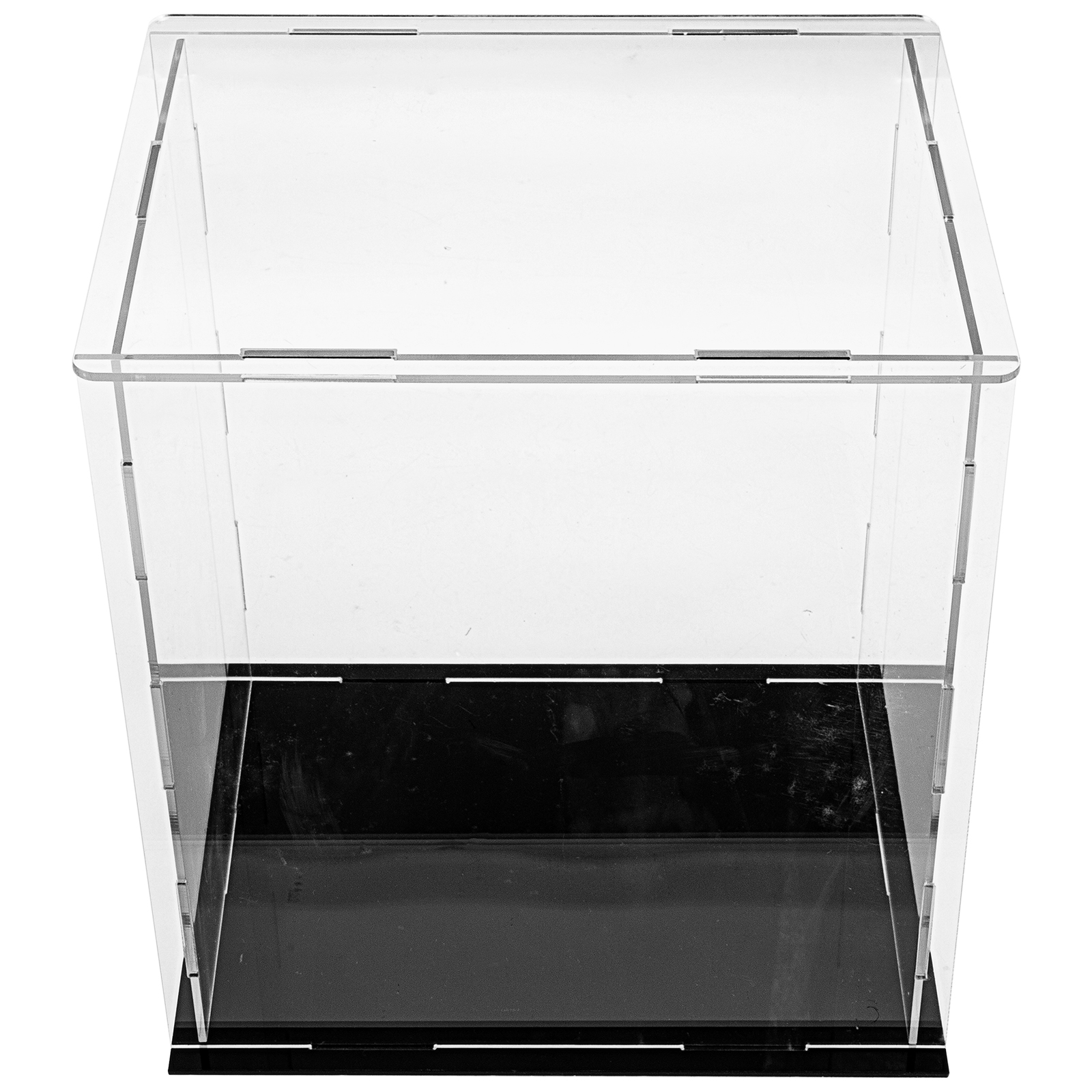 Clear Display Shelf Table Top Stand Figure Box Dust-proof Multifunction ...