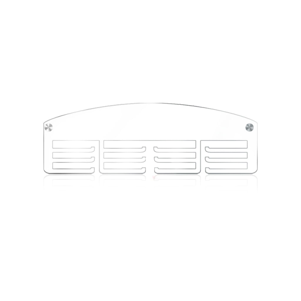 TOP5EX Clear Acrylic Medal Display Stand, Wall Hanging Holder for ...