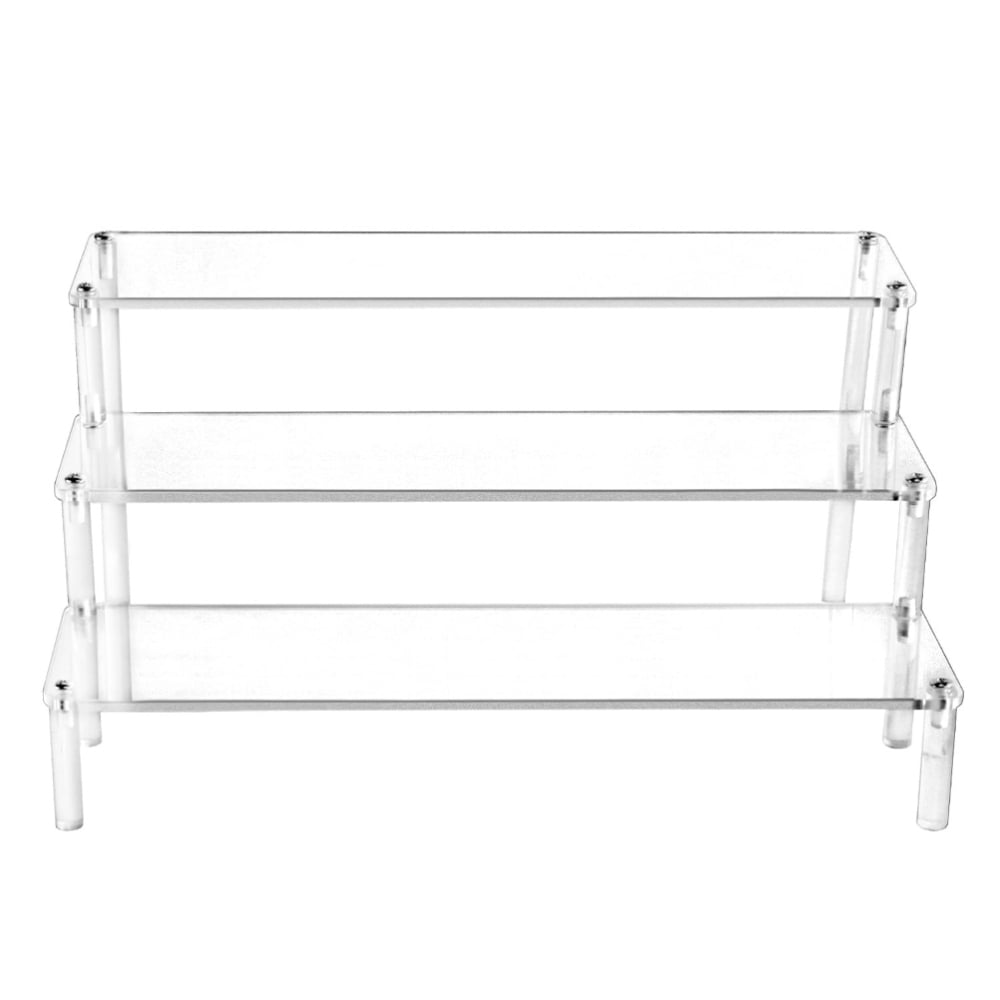 Clear Display Stands For Perfume Organizer, Acrylic Risers Boost Retail ...