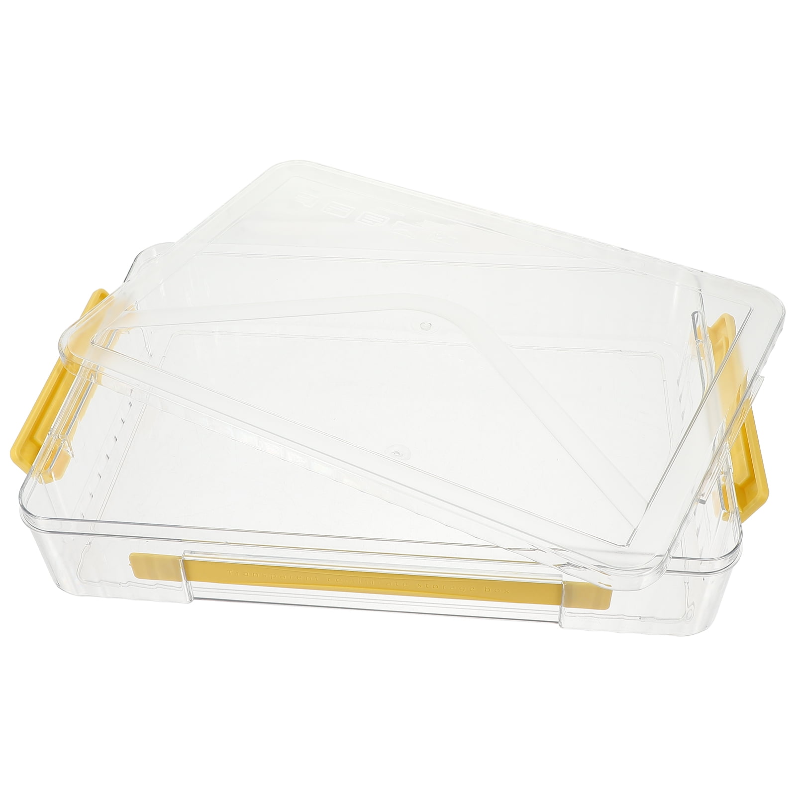 Clear Display Storage Box Medal Badge Flag Display Storage Box Document ...