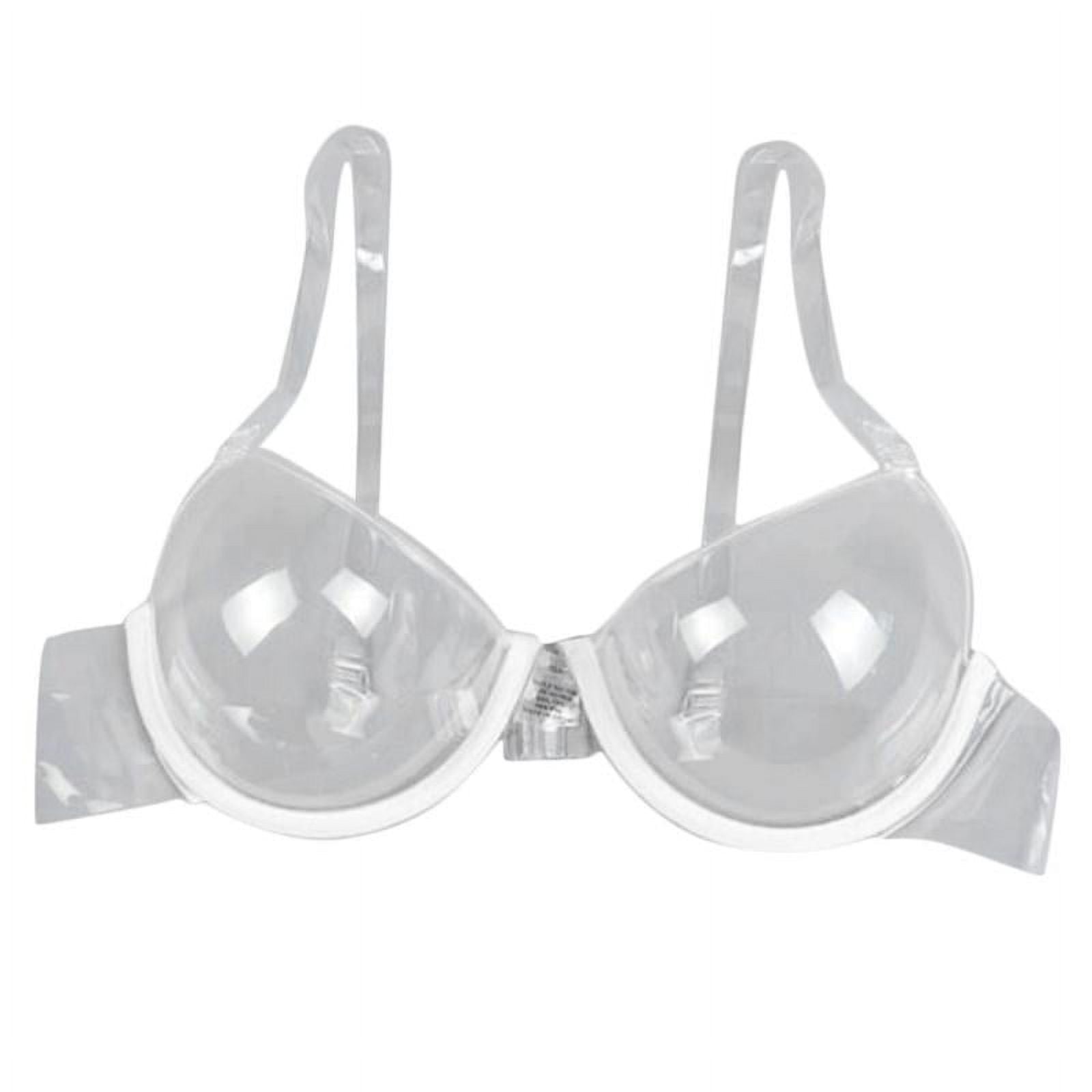 Clear Disposable Underwire Bra Women's Push Up Bras Adjustable - Clear ...