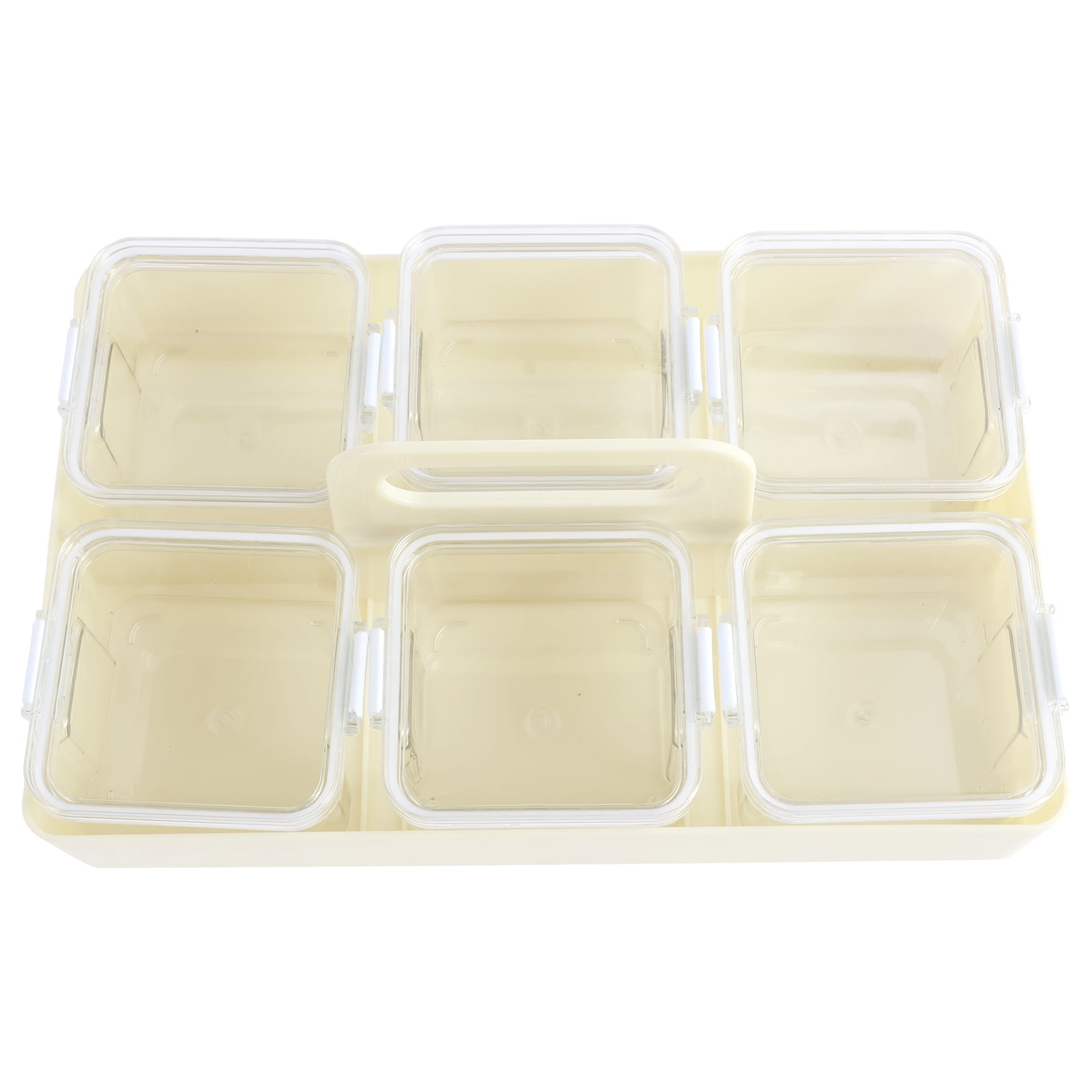 Clear Divided Serving Tray Divided Serving Tray with Lid Versatile ...
