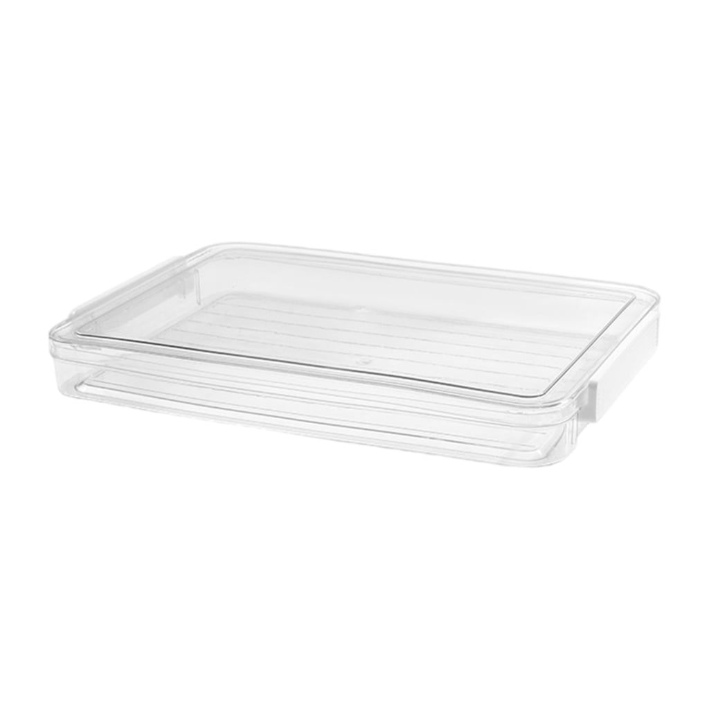 Clear Document Storage Box Stackable Filing Containers Paper Storage ...