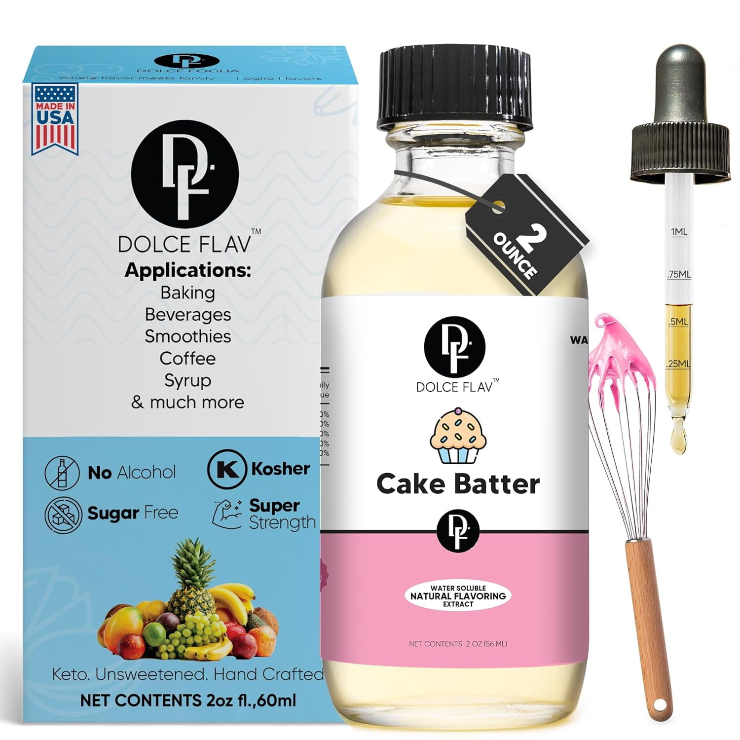 Clear Double Strength Imitation Vanilla Extract - 1 Gallon - Gluten ...