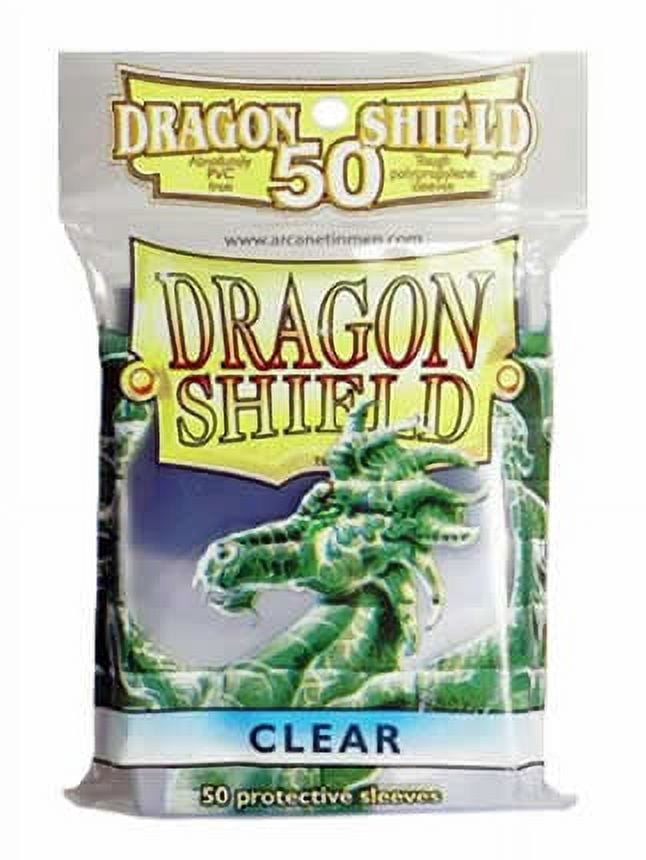 Clear Dragon Shield 50 Count Standard Sleeves Fantasy Flight Games ...