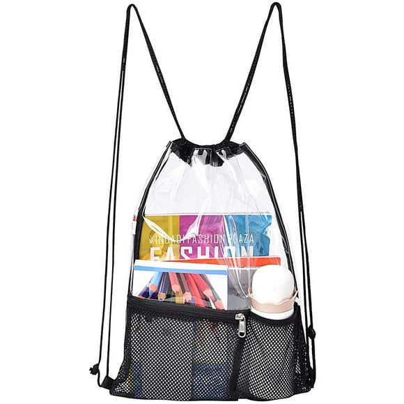 Clear Drawstring Bag