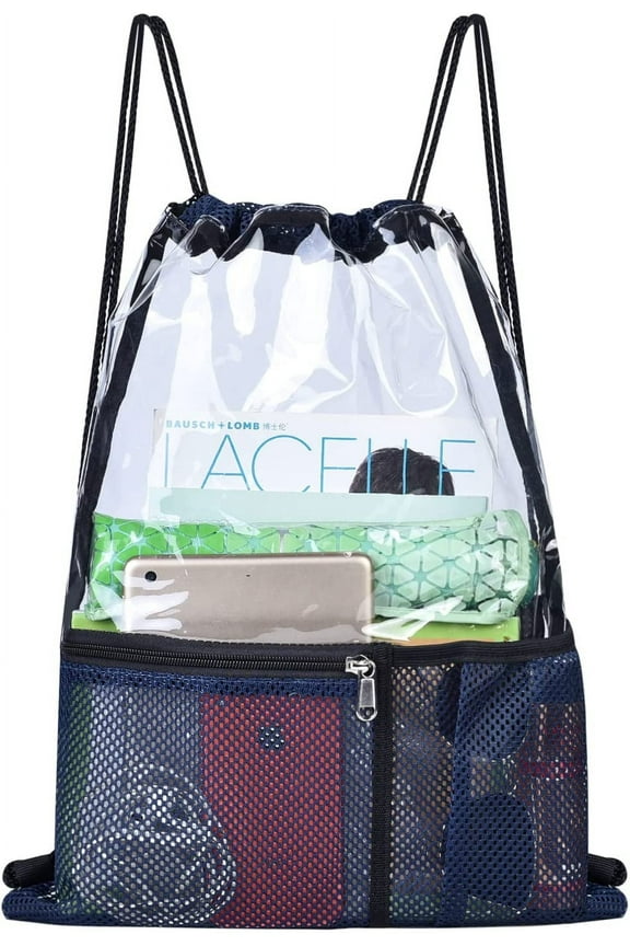 Clear Drawstring Bag