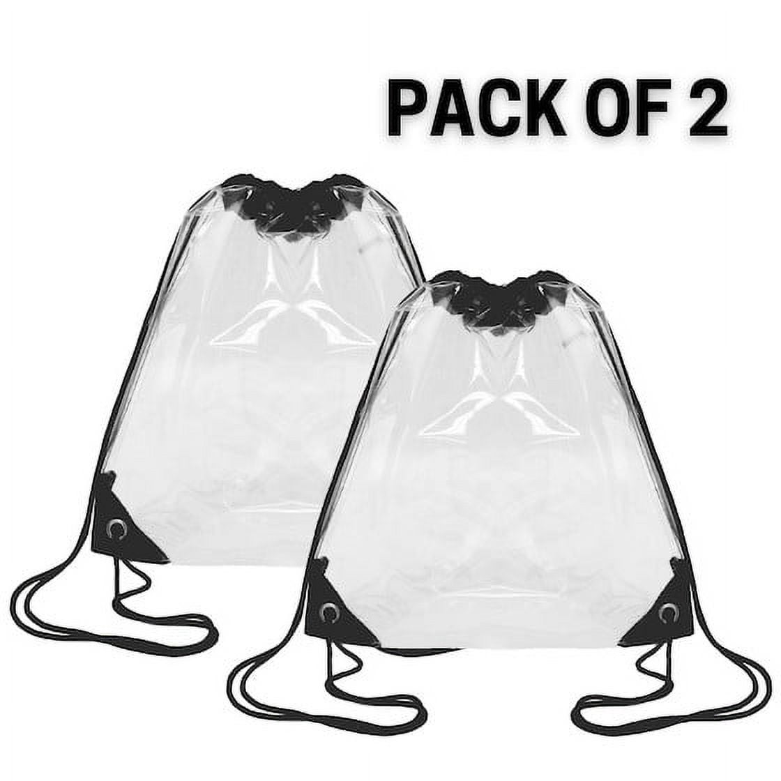 Clear Drawstring Waterproof Backpack Bags For Concert & Stadium ...