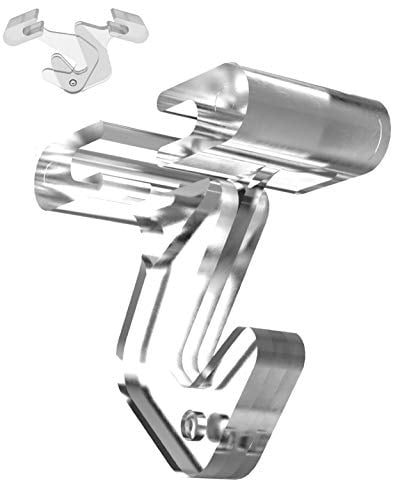 Clear Drop Ceiling Hooks 25 Pcs - Polycarbonate Ceiling Hanger Hooks ...