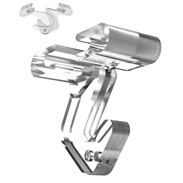 Clear Drop Ceiling Hooks 25 Pcs Polycarbonate Ceiling Hanger Hooks For Hanging T Bar Track