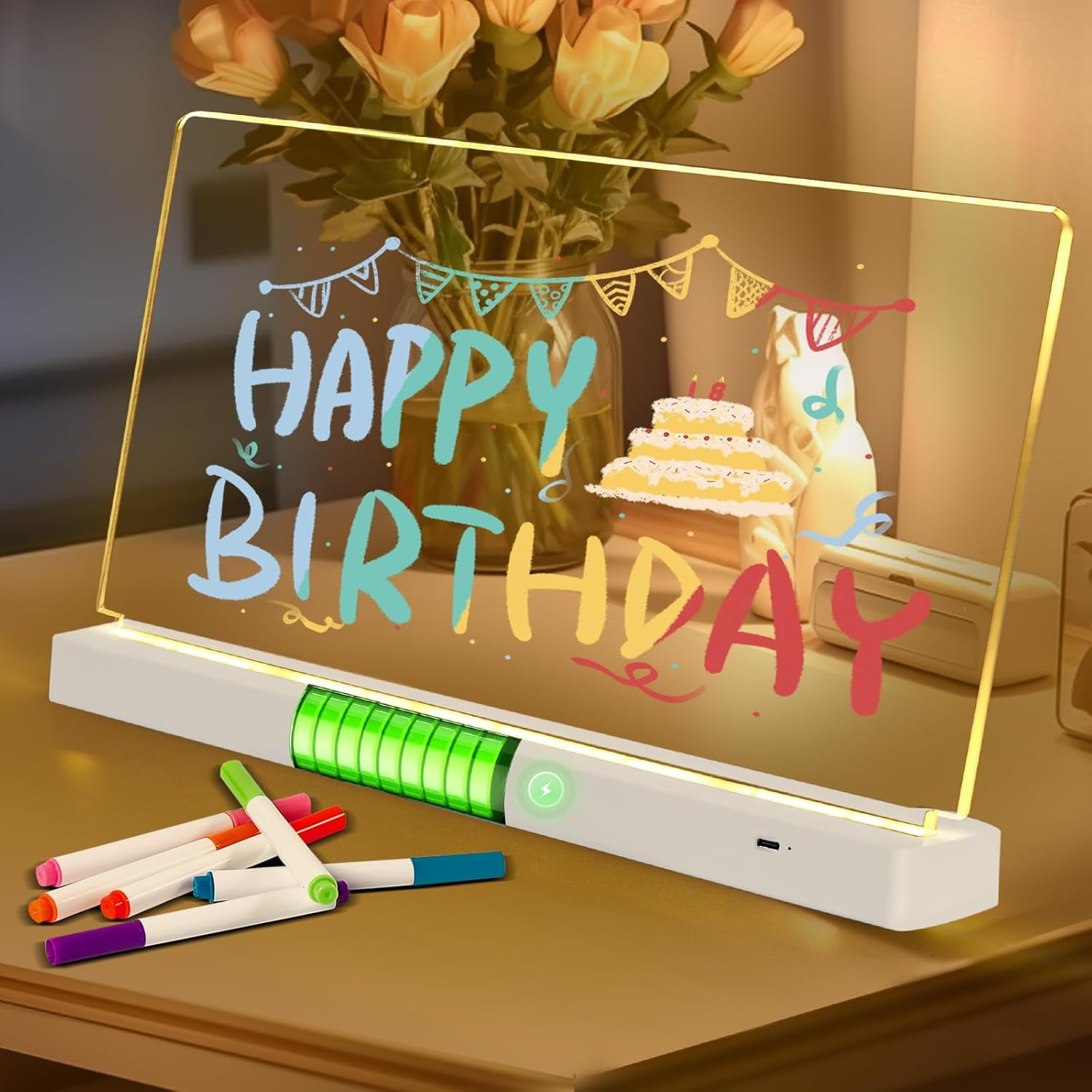 Clear Dry Erase Board, Message Board, Illuminated Dry Erase Board, Can ...