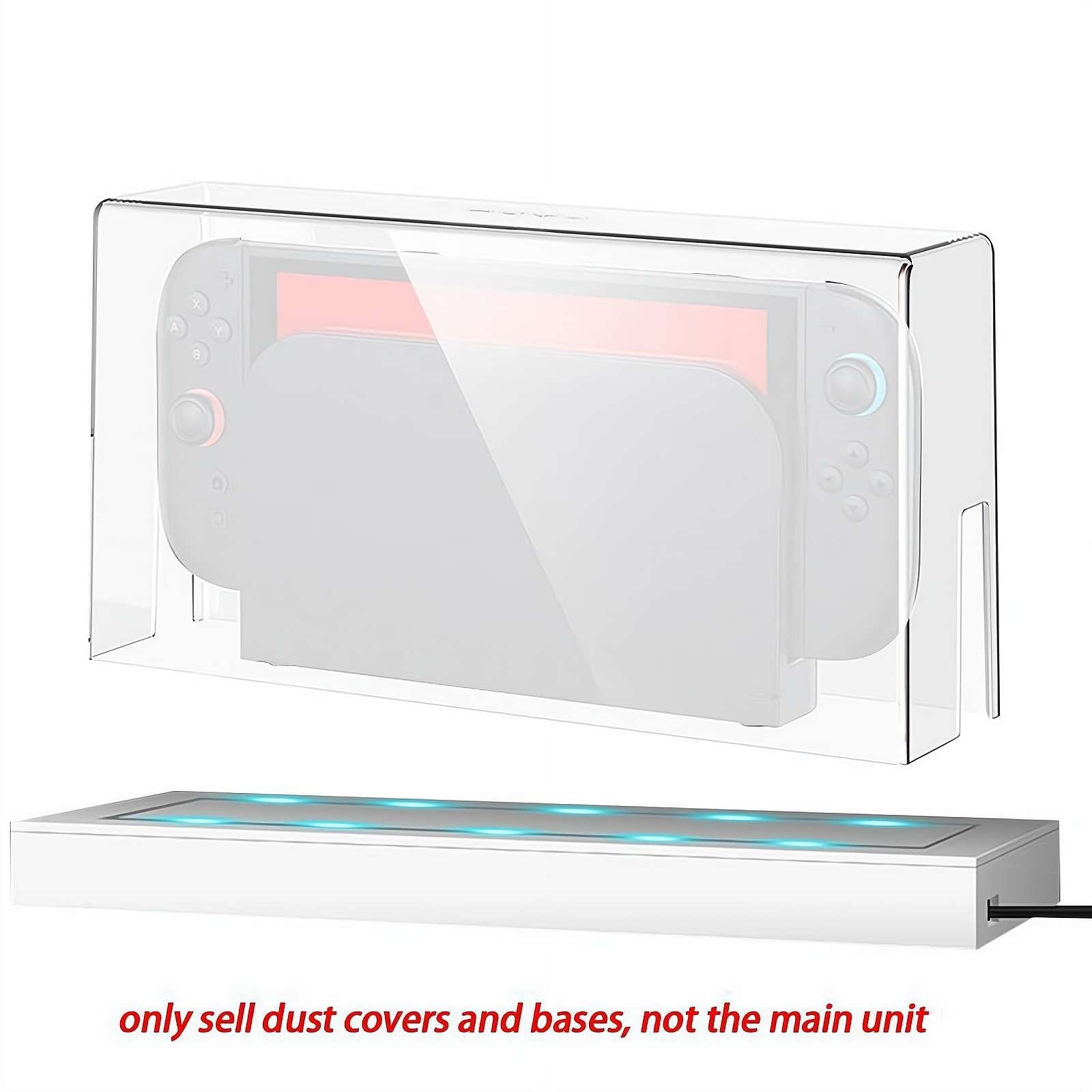 Clear Dust Cover with Luminous Base for Nitendo Switch 2, Acrylic Game ...