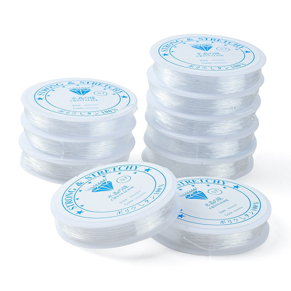 Clear Elastic Crystal Thread Stretchy String Bead Cord for Beaded ...