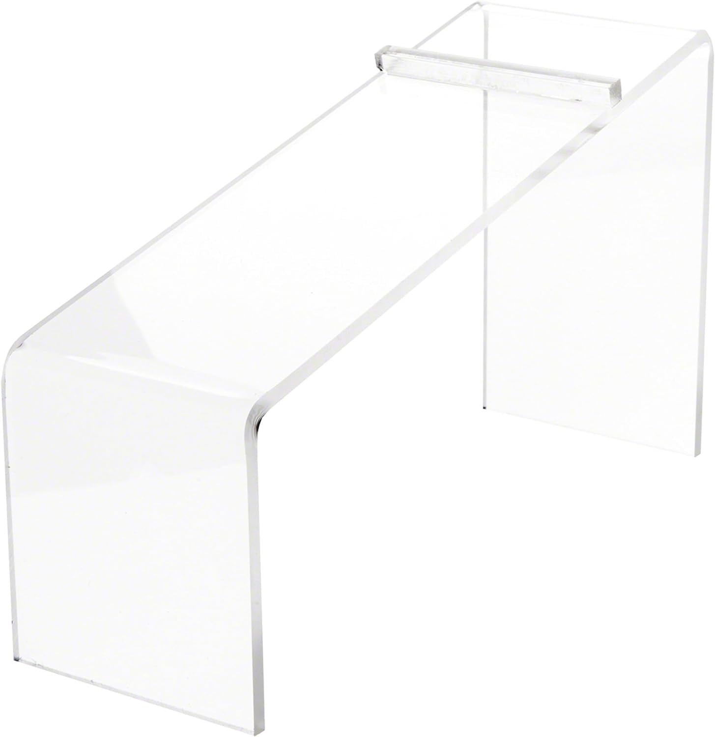 Clear Elevated Heel Shoe Display Riser, 3" W x 9" D x 5" H (3 Pack ...