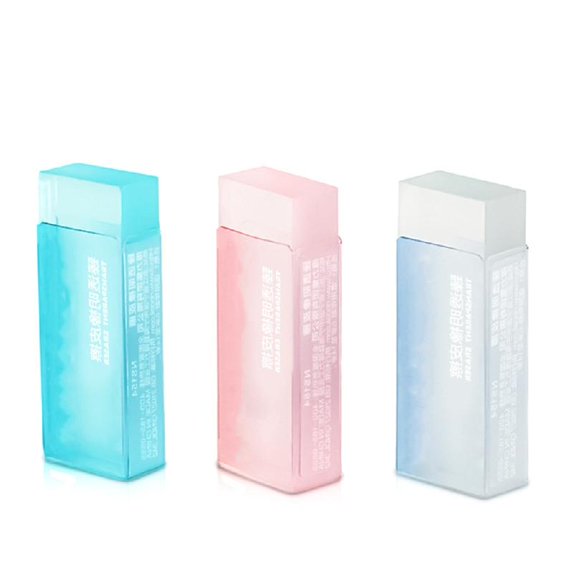 Clear Erasers Solid Color Pencil Erasers Lovely Eraser Simple Erasers ...
