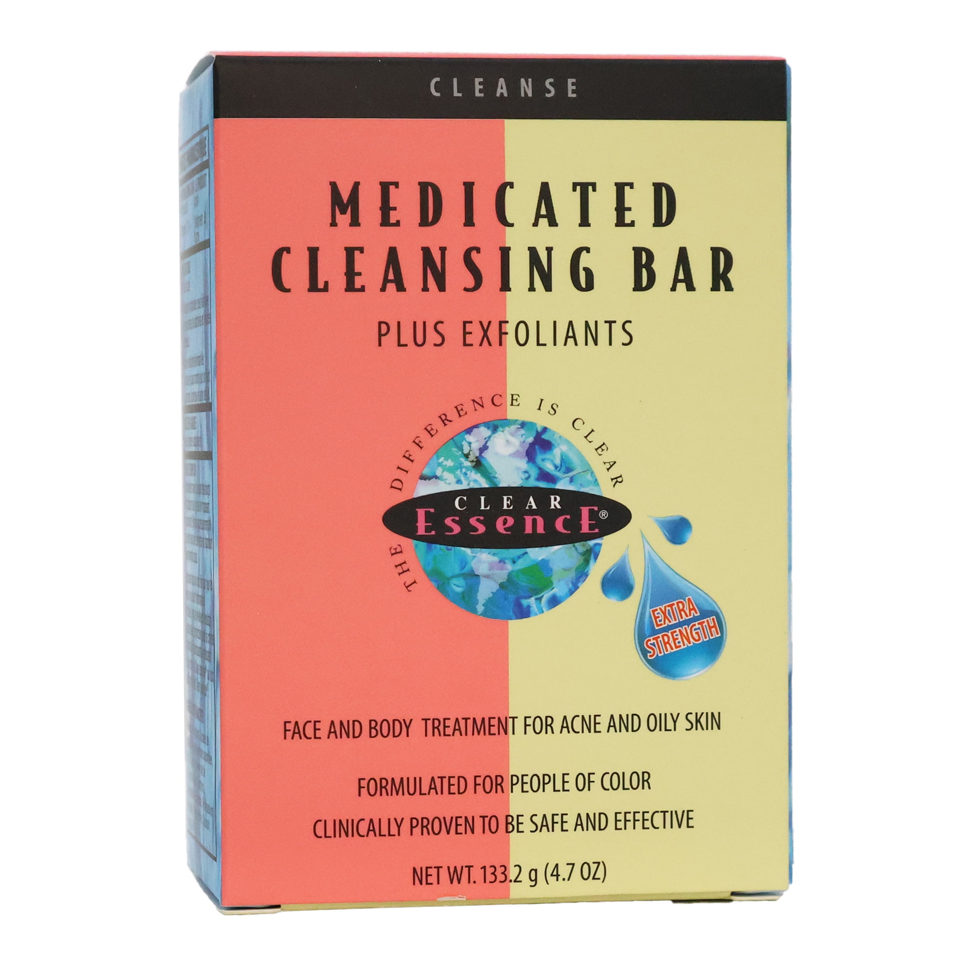 Clear Essence Medicated Cleansing Bar Plus Exfoliants, 4.7 Oz., Pack of ...