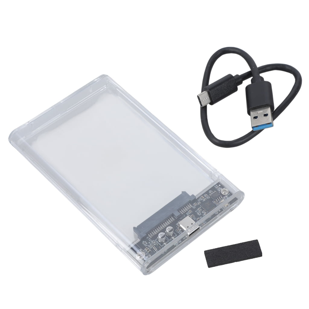 Clear External Hard Drives Enclosure 2.5inch to USB with UASP Easy ...