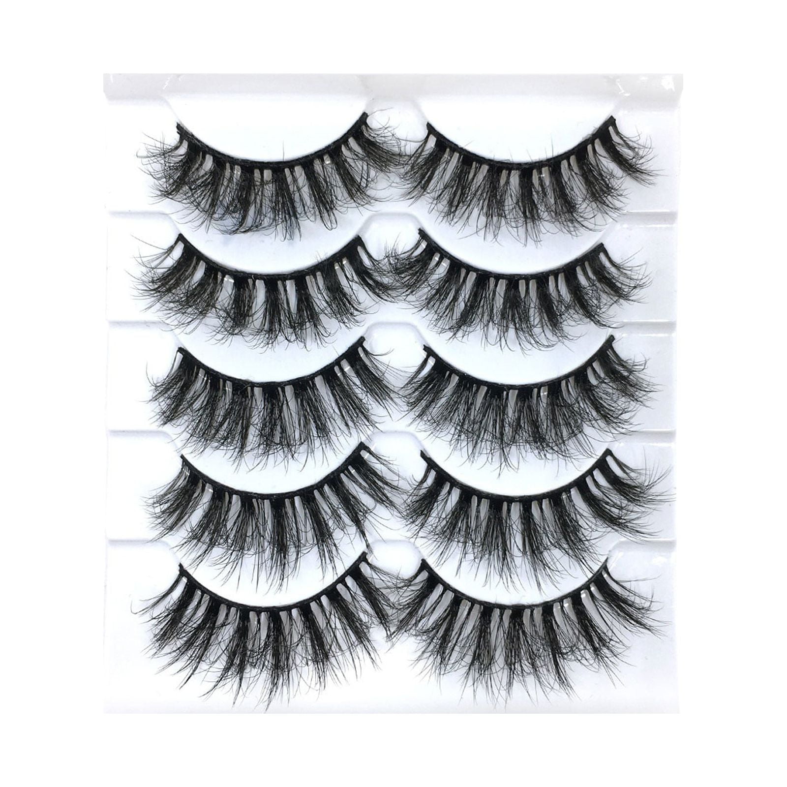 Clear Eyelash Trays 50 Makeup Eyelashes False Lashes Case Practice ...