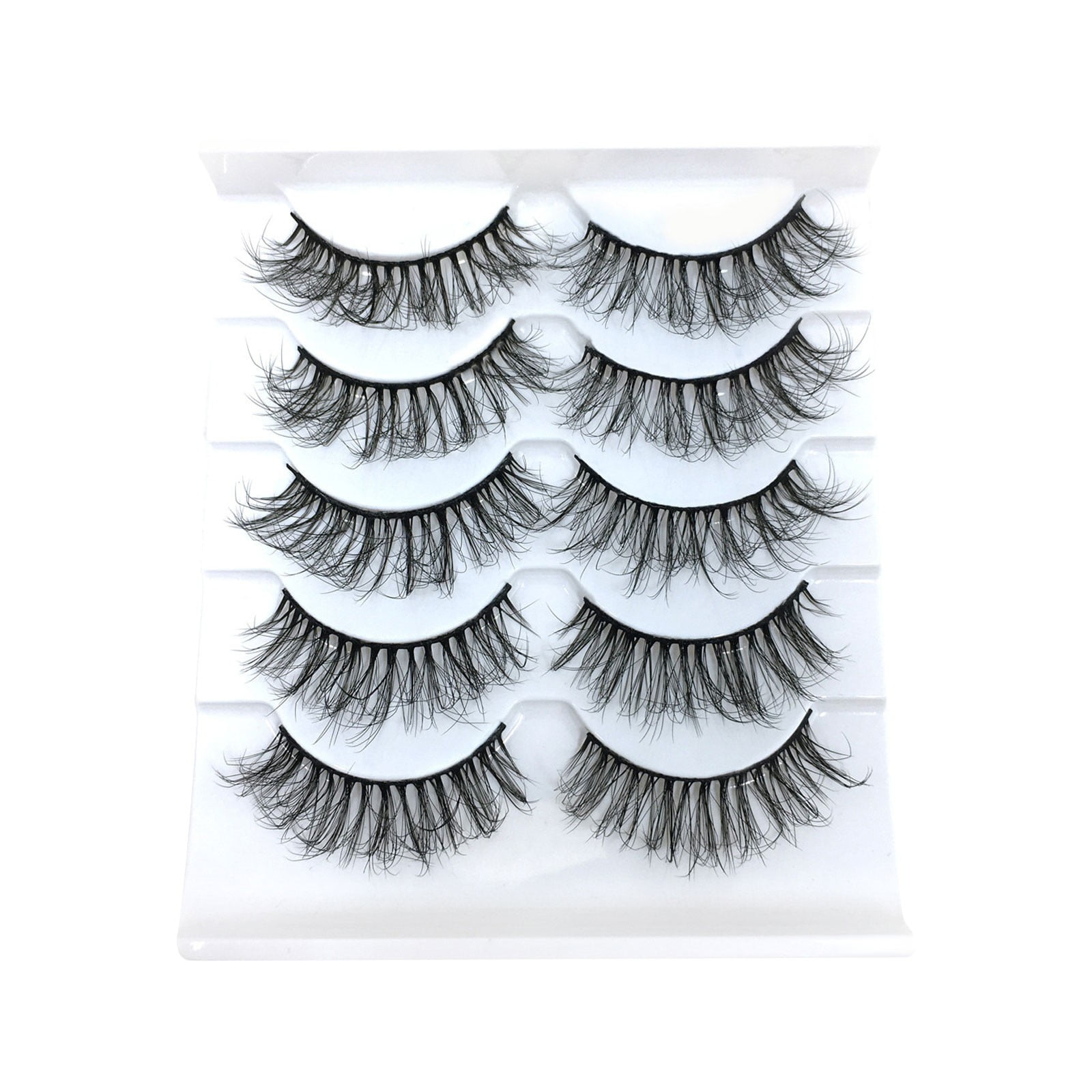 Clear Eyelash Trays 50 Makeup Eyelashes False Lashes Case Practice ...