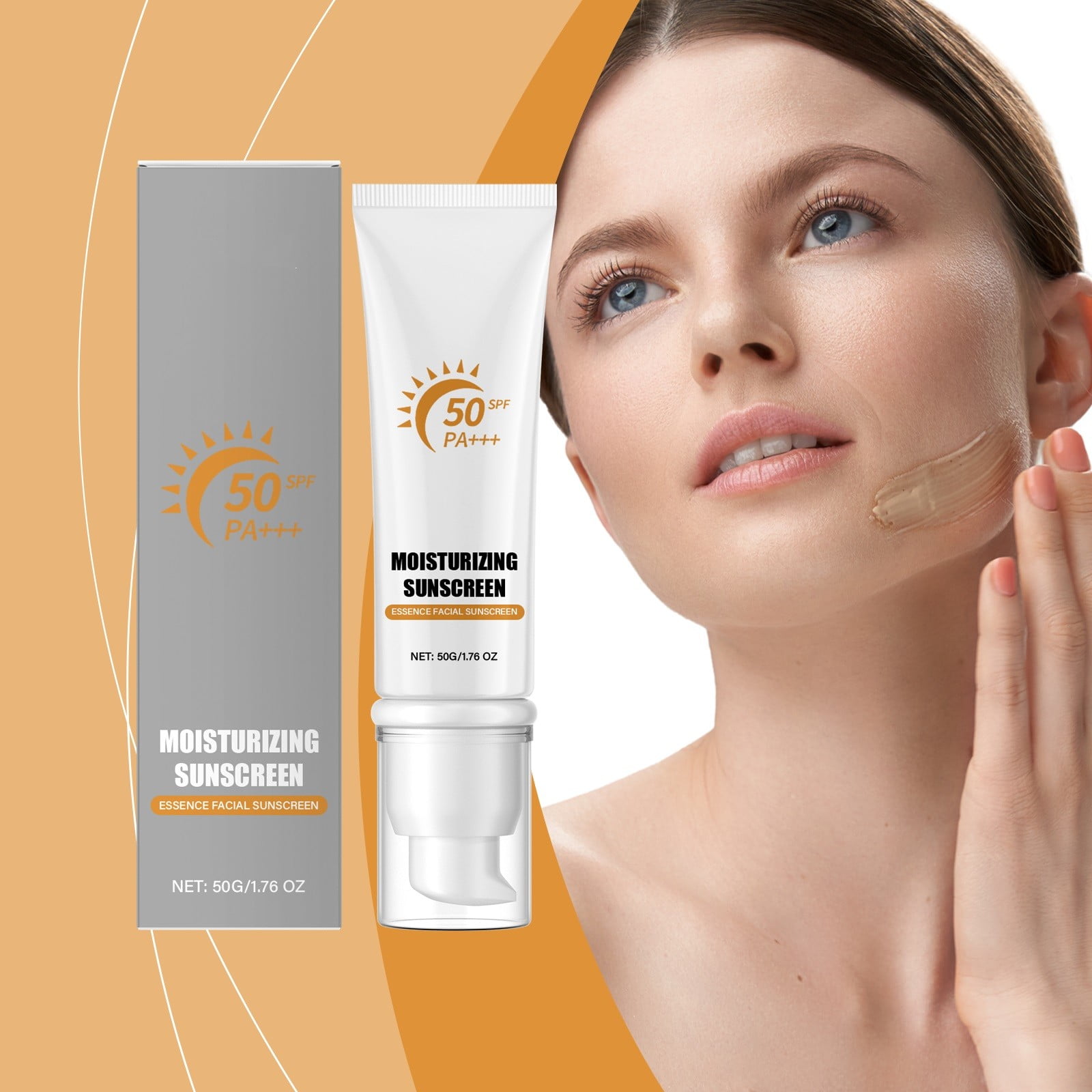 Clear Face Sun Screen Universal Tinted Moisturizer SPF 50, Universal Protector Solar Hydrating ...