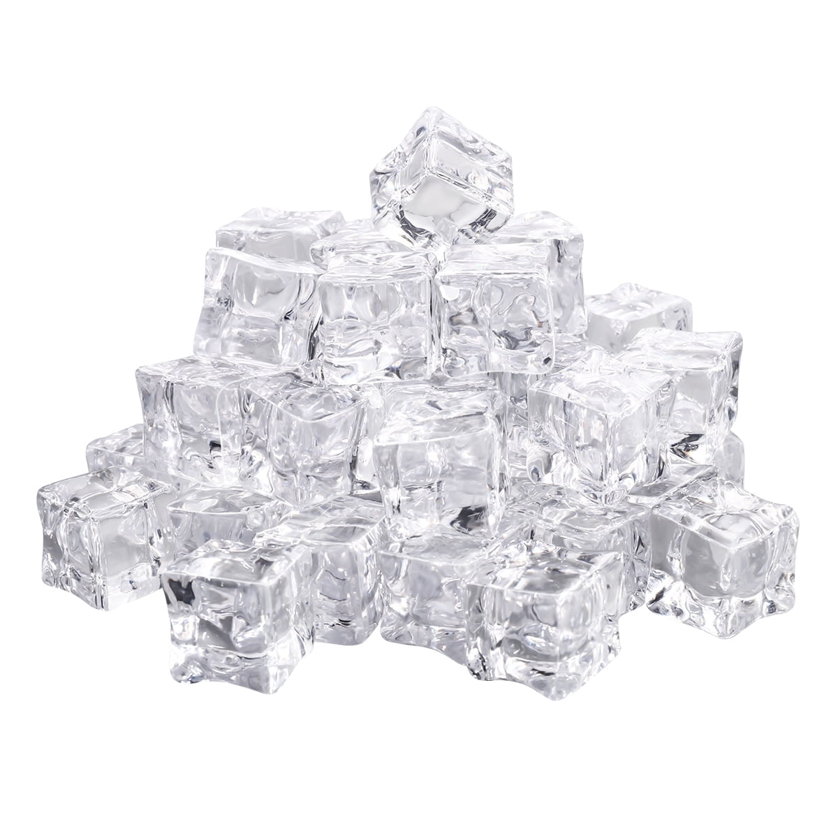 Clear Fake Ice Cubes Sinking Ice Cubes Ice Cubes Reusable Clear Ice ...
