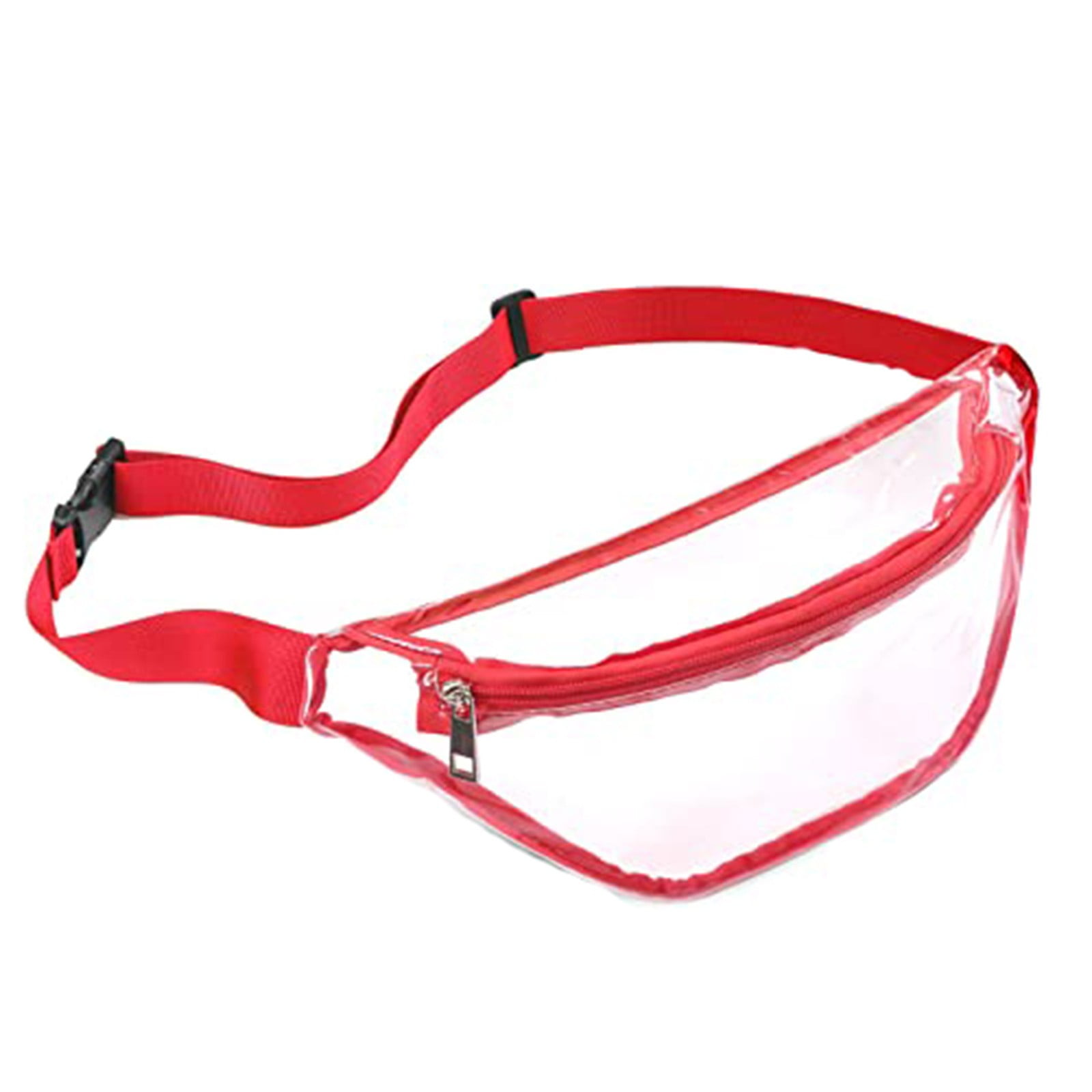 Clear Fanny Pack for Women Men Multi Pocket Clear Bags Transparent Belt ...