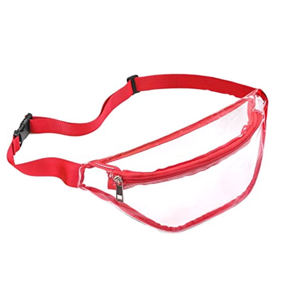Clear Fanny Pack for Women Men Multi Pocket Clear Bags Transparent Belt ...