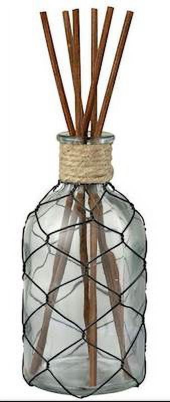 Clear Farmhouse Tall Reed Diffuser - Teakwood by Pomeroy - Walmart.com