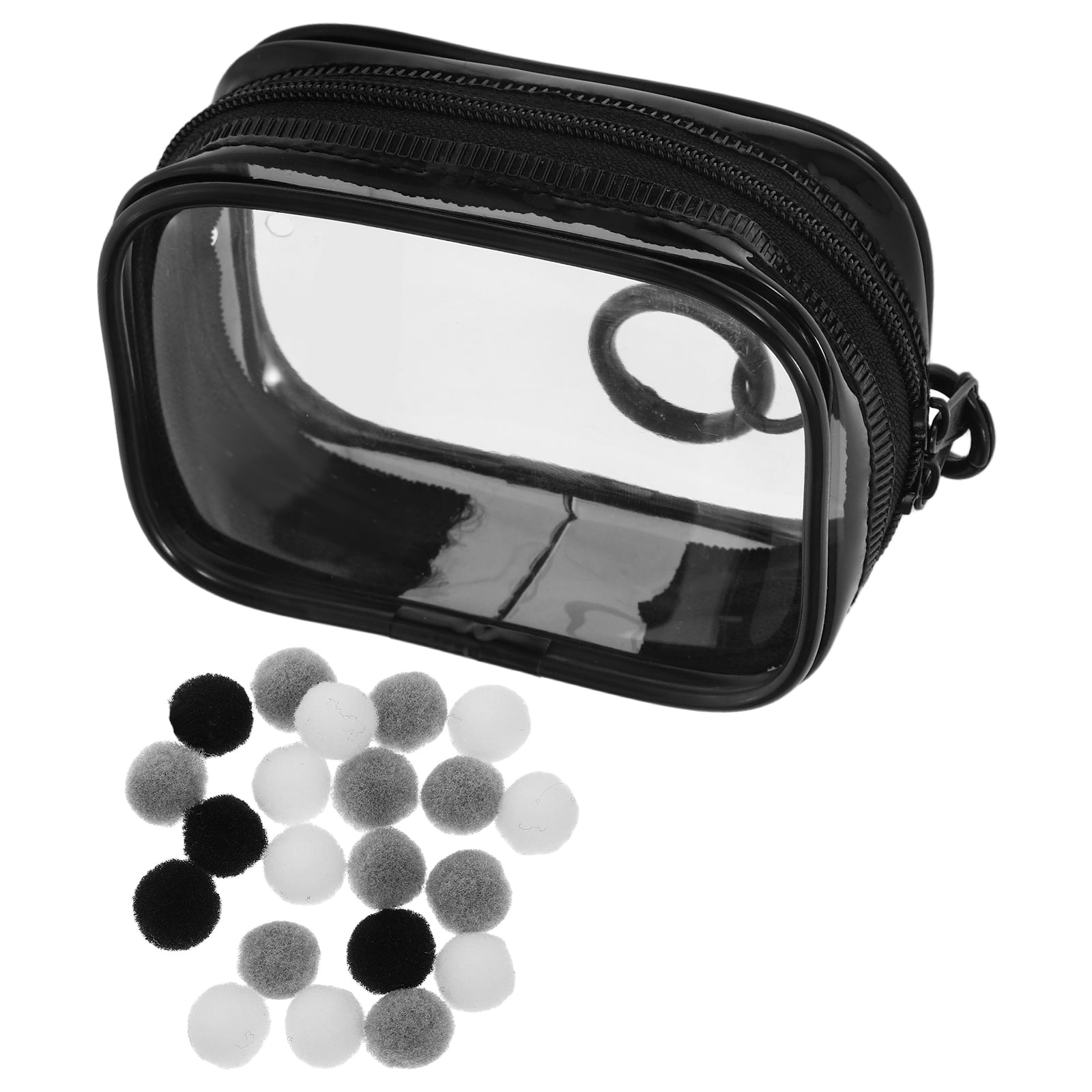 Clear Figure Display Bag with Keychain Doll Case Carrier Portable ...