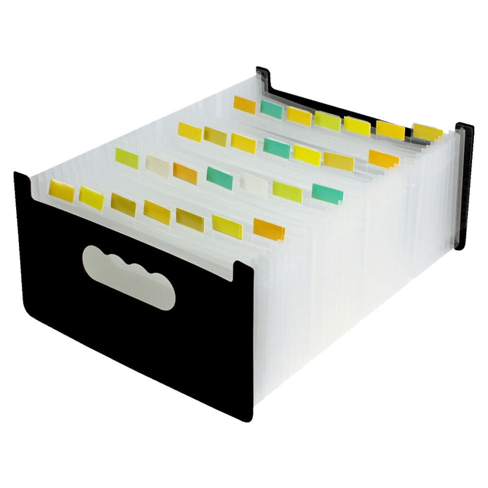 Clear File Organizer Folder Multi-layered for Vouchers - Walmart.com