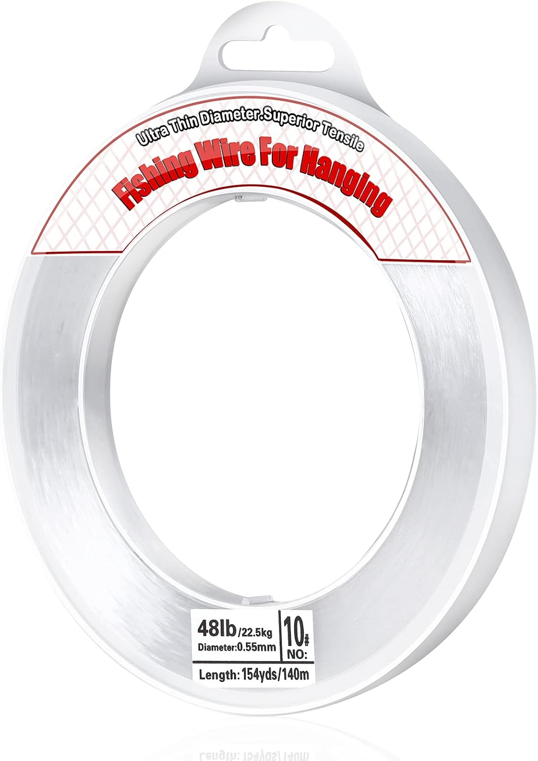 Clear Fishing Wire, 656FT Fishing Line Clear Invisible Hanging Wire ...