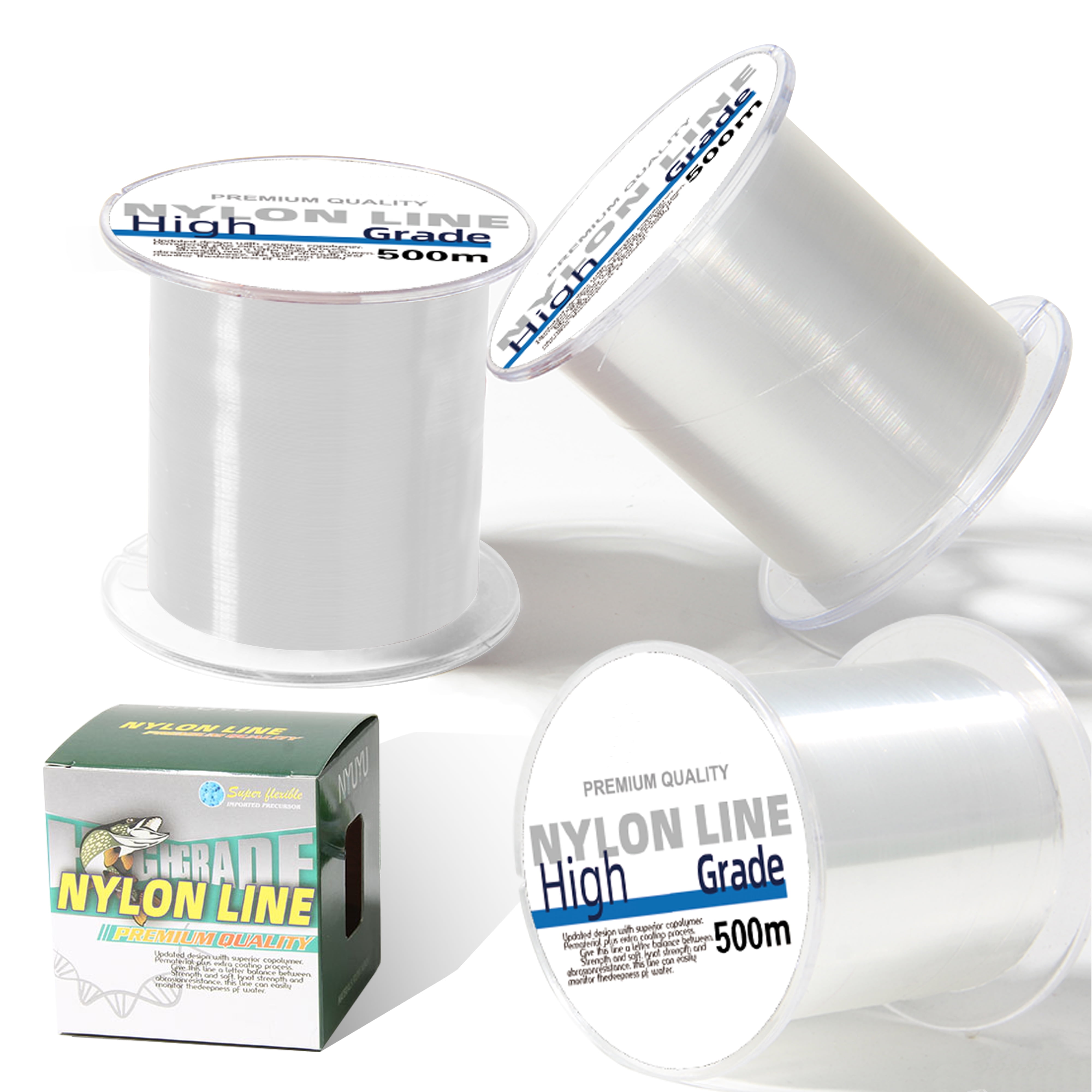 Clear Fishing Wire, GCHMDE Fishing Line Clear Invisible Hanging Wire ...