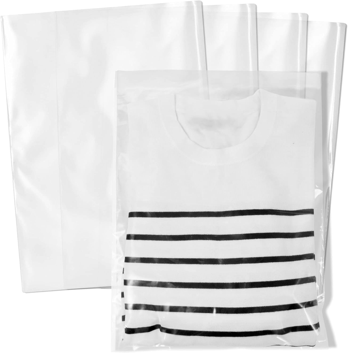 Clear Flat Poly Bags - 9"x12" & 4000 Pcs 1 Mil Flat Open Top Plastic ...