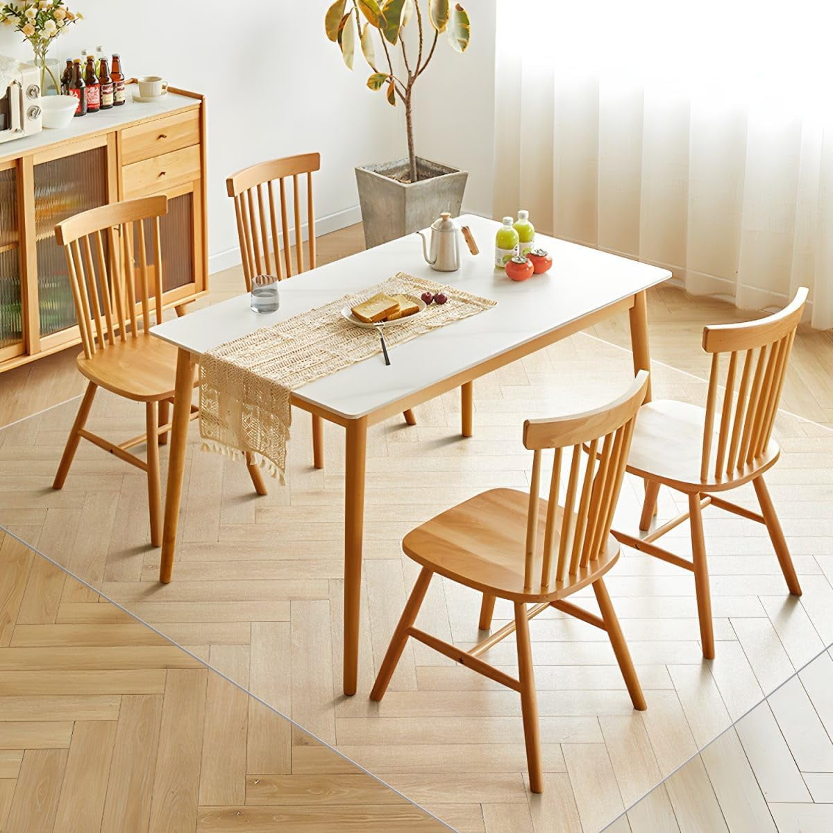 Clear Floor Mat, 9' X 6' Area Rug for Living Room, Area Rug for Dining ...